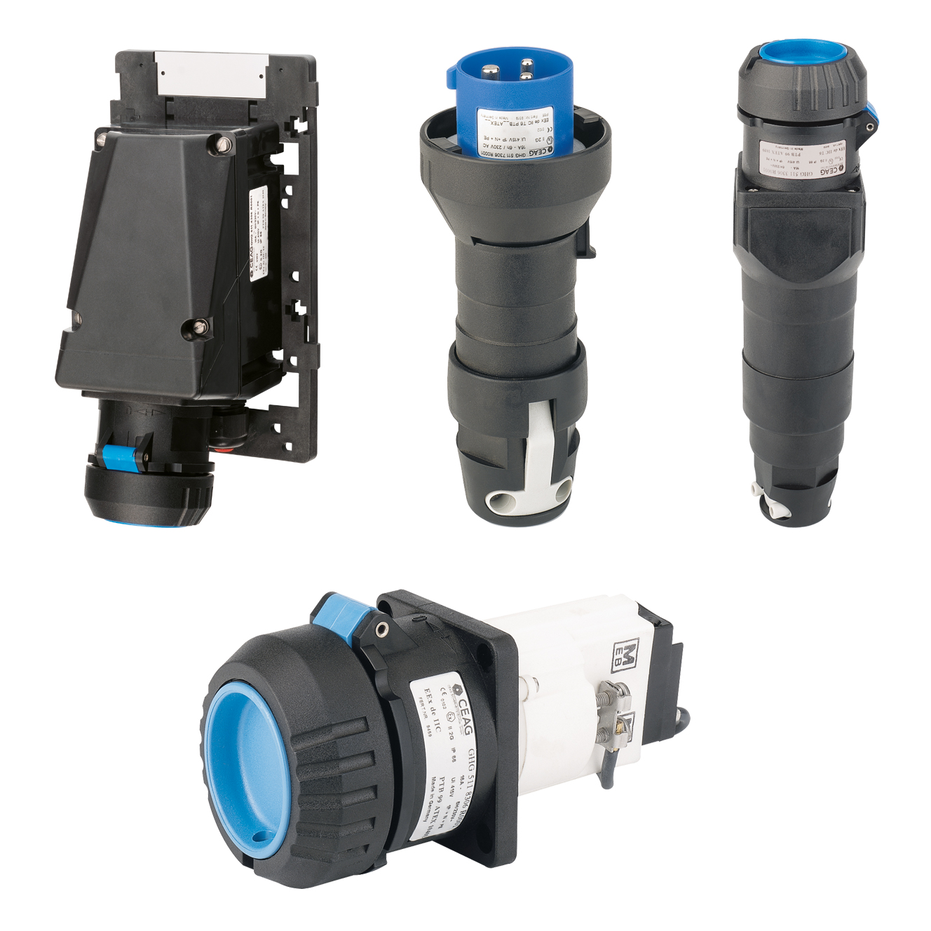 GHG511 / ATEX Outlets and plugs 16A 4-pole | Malux